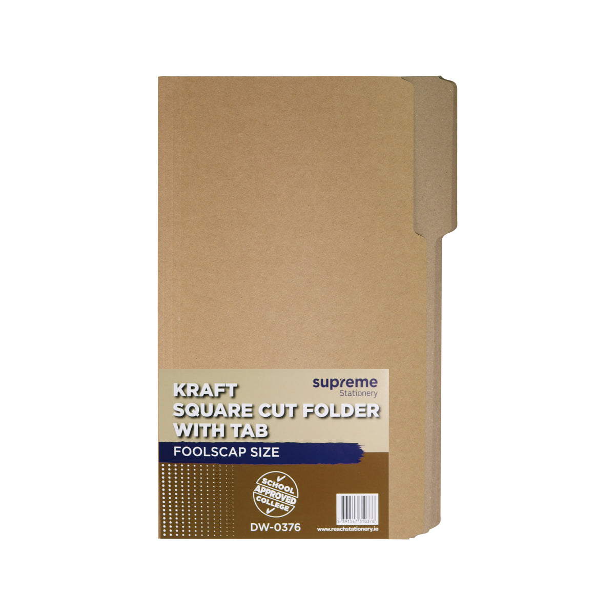 SQUARE CUT FOLDER TAB PK100 (DW-0376) – Reach Stationery